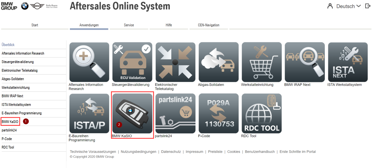 BMW AOS: 7 Tage Frist im Aftersales Online System - Trainmobil